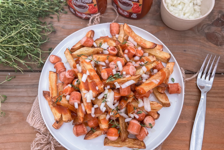 Pølsemix med karry ketchup | Muscle House