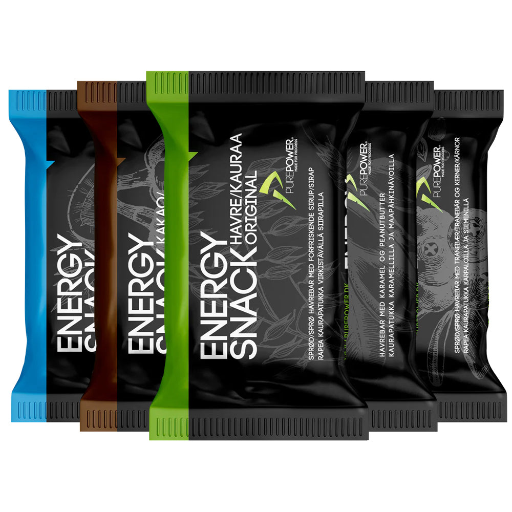 PurePower Energy Snack (12x 60g) – Bland selv hos Muscle House her!