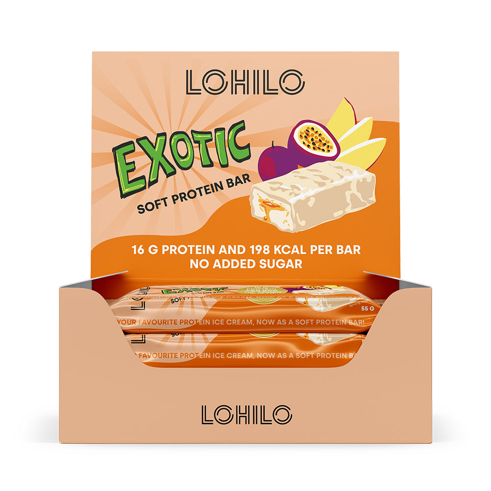 Lohilo Protein Bar - Chocolate Brownie (12x 55g) – Køb her!