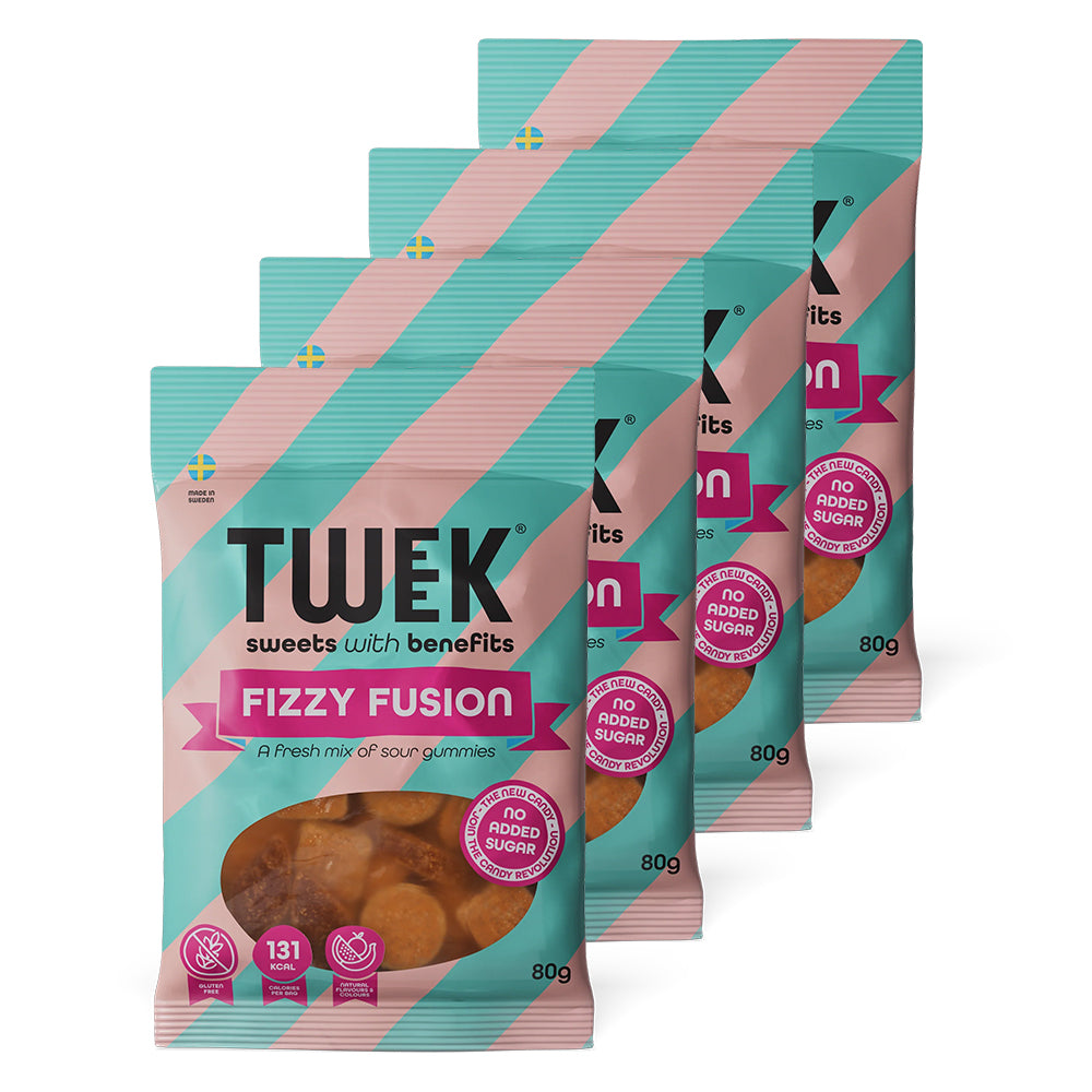 TWEEK Candy (4x) Fizzy Fusion – Køb hos Muscle House!
