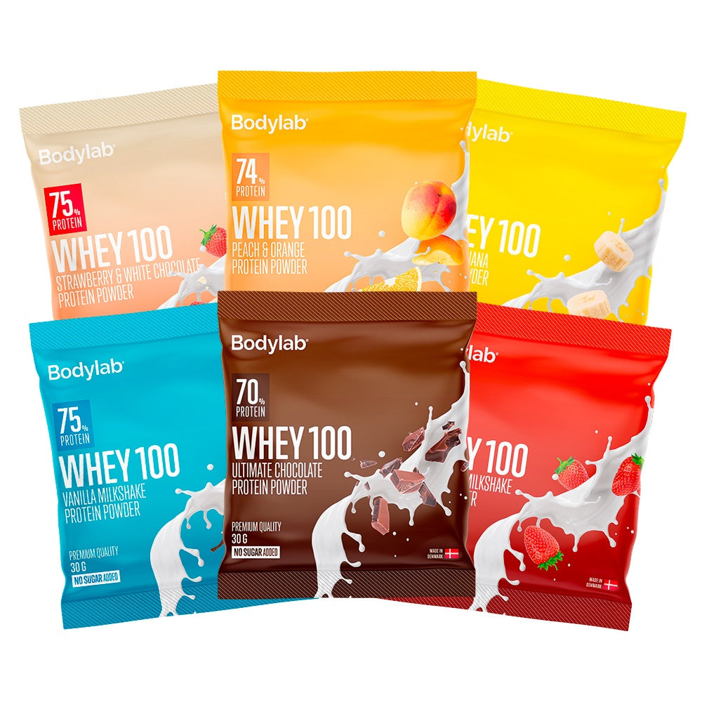 Bodylab Whey 100 - Bland Selv (3x 30g)